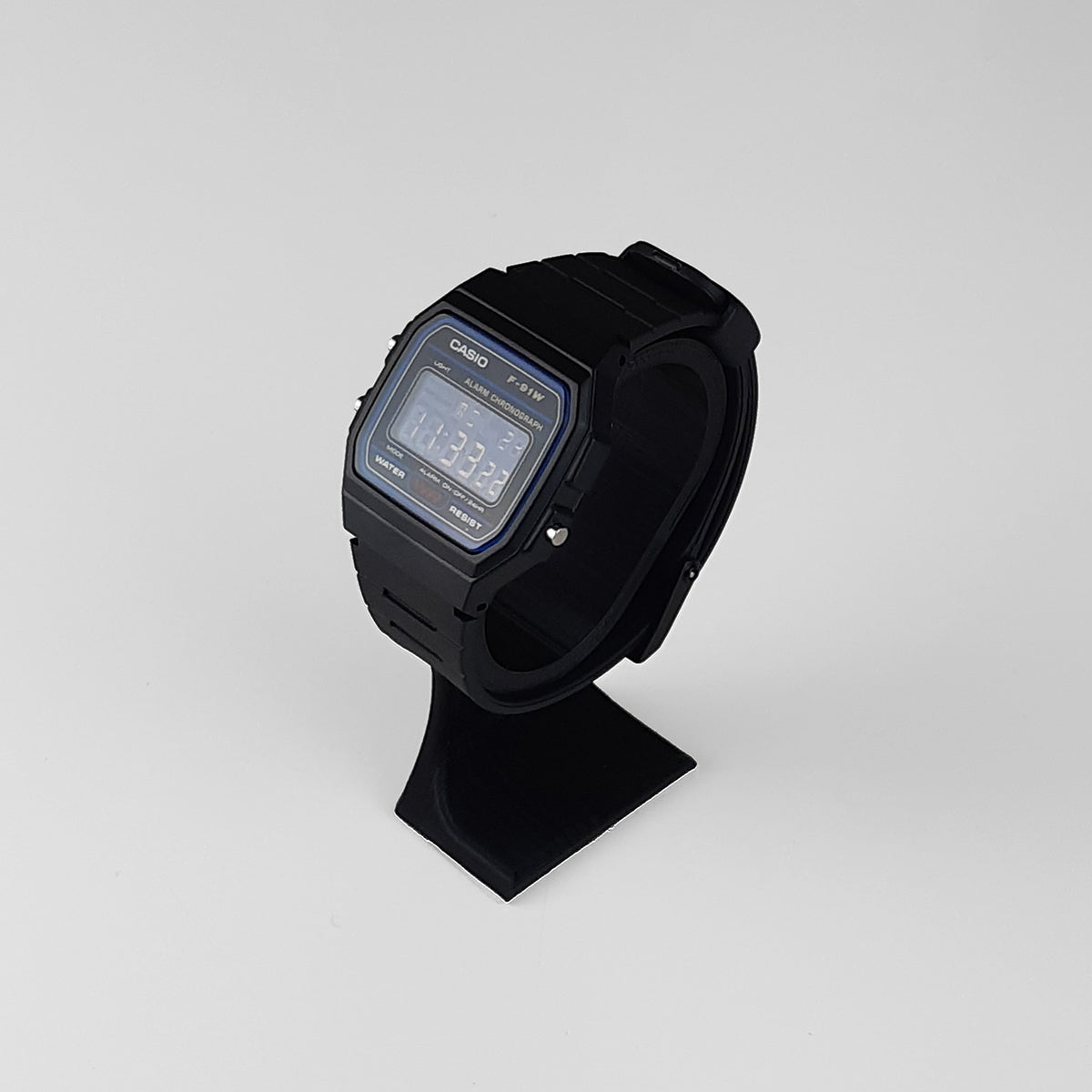Classic F-91W Face / Black LCD – N-O-D-E